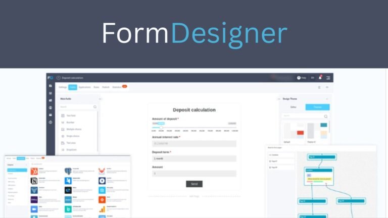 FormDesigner — Create Complex Web Forms Without Coding
